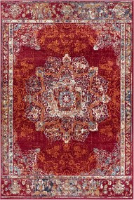 Kusový koberec Luxor 105638 Maderno Red Multicolor, 57x90, červená, obývacia izba, Hanse Home