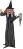 HOMCOM čarodějnice s otráveným jablkem, halloweenská dekorace, strašidelné zvuky, červené oči, pohyblivé paže, 180 cm