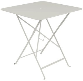 OnaDnes -20% Světle šedý kovový skládací stůl Fermob Bistro 71 x 71 cm