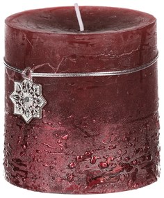 Svíčka vánoční,  vínová barva. 453g vosku SVW1292-VINOVA