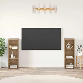 Sestava TV skříněk 2 ks Artisanový dub Kompozitní dřevo 3393548