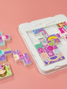 Sinsay - Puzzle se základní deskou a motivem princezen - fuchsiová