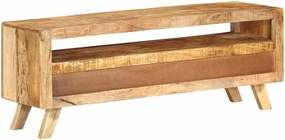 TV stolek 110 x 30 x 40 cm masivní mangovníkové dřevo 337064