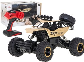 Rc auto rock crawler tokin, 4x4, zlatý, rtr 1:12