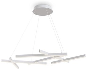 Maytoni MOD016PL-L75W - LED Lustr na lanku LINE LED/79W/230V bílá