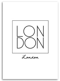 Gario Obraz na plátně Letterpress london Rozměry: 40 x 60 cm