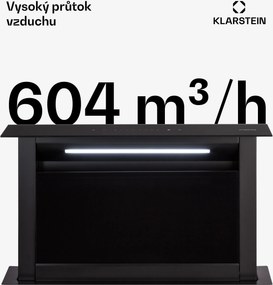 Klarstein Royal Flush Eco, digestoř, 60 cm, 604 m³/h, A+