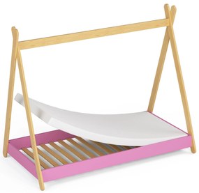 Dětská postel Graciela (růžová) (s matrací). 1070799
