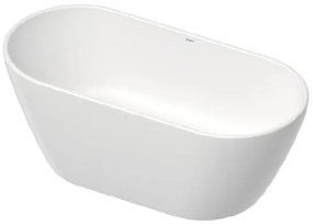 Duravit D-Neo - Volně stojící vana, 1600x750 mm, DuraSolid, ClickClack, bílá 700477000000000