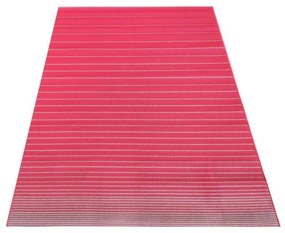 Jednostranný koberec na terasu v červené barvě Šířka: 133 cm | Délka: 190 cm
