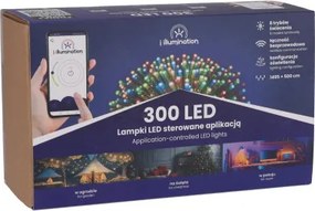 JU Osvětlení (SMART) Svítidla s 300 LED diodami, vícebarevné, napájené ze sítě, venkovní