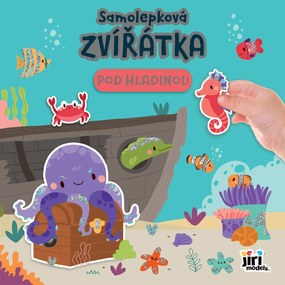 JIRI MODELS Samolepková knížka zvířátka Pod hladinou 3