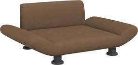 Pelíšek pro psy hnědý 70 x 45 x 28 cm textil 171998