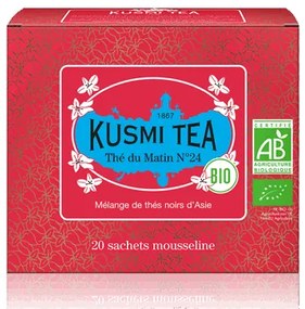 Kusmi Tea Porcovaný černý čaj Russian Morning N° 24 Bio, 20 sáčků 21656A1120