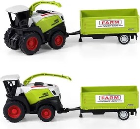 RAPPA Traktor/kombajn kovový s vlečkou / od 3 let