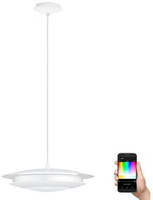 Eglo | Eglo 98041 - LED RGB Stmívatelný lustr na lanku MONEVA-C LED/18W/230V | EG98041