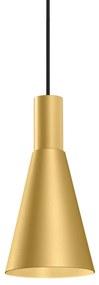 Závěsné designové svítidlo Odrey 6.0  Závěsné designové svítidlo Odrey 6.0 Barva: Zlatá / Zlatá, Rozeta: Přisazená rozeta - černá