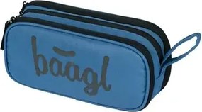 BAAGL Studentský penál etue Ocean Blue / 23×11x9 cm