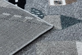 Dywany Łuszczów Dětský kusový koberec Fun Route Street animals grey ROZMĚR: 160x220
