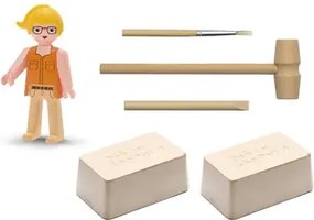 EFKO Igráček Archeoložka / Egyptské vykopávky / Sarkofág a soška Nefer