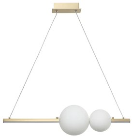 Zambelis 22108 - LED Stmívatelný lustr na lanku LED/11W/230V zlatá