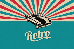 Samolepící tapeta v retro stylu