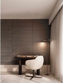 Matně černá hliníková LED stmívatelná stojací lampa (výška 168 cm) Tilia – Nova Luce