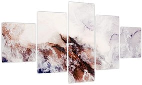 Obraz - Fialový mramor N⁰1 (125x70 cm)