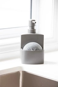 Šedý dávkovač mýdla z polyresinu 250 ml Essentials – Ladelle