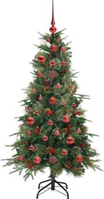 Umělý Skládací Vánoční Strom s stojanem Zelená 120 cm PE a PVC 3397393