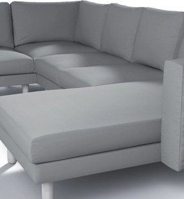 Potah na pohovku IKEA Norsborg rohová, 5-místná se šezlongem barva šedá