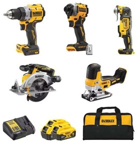 DeWALT - 10dílná sada AKU nářadí, baterií a nabíječky DCK502P3