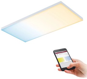Paulmann 79827 Velora, subtilní stropní LED panel bez rámečku, 15,5W LED 2700-6500K ZigBee, 60x30cm