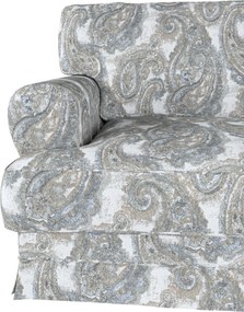 Potah na pohovku IKEA Ekeskog rozkládací barva vícebarevná látka pletený vzor, vzorované