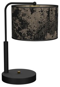 Stolní lampa SATINO 1xE27/60W/230V černá/zlatá