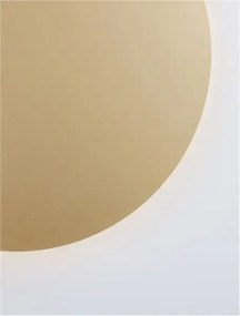 LED nástěnné svítidlo Cyrcle 30 zlaté