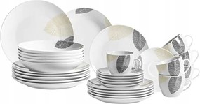 Jídelní servis – porcelán pro 6 osob, 30 ks. Mäser Jonas
