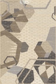 Kusový koberec Folio béžový 100 x 180 cm