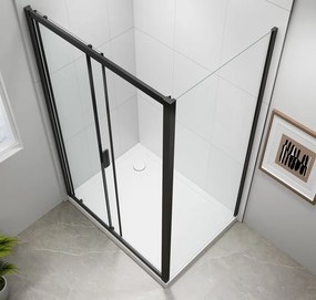 Polysan Polysan, EASY BLACK obdélníková sprchová zástěna 1300x700mm L/P varianta, EL1315B-01