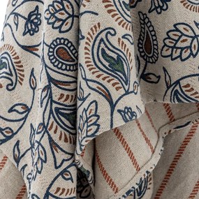 Deka s příměsí bavlny 130x160 cm Paisley – Bloomingville
