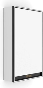 Nimco GA 1 - Zrcadlová skříňka s LED osvětlením, 70x50x15 cm, 1 dvířka, pravá, matná černá GAC 10001P-VX-90