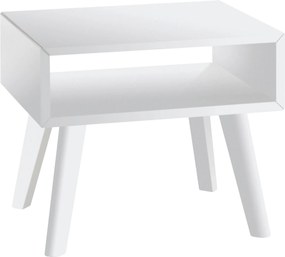 XXXLutz NOČNÍ STOLEK, buk, bílá, 50/42/41 cm Hasena - Online Only noční stolky - 001972018601