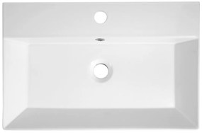 Aqualine Aqualine, ORION keramické umyvadlo 59x38,6cm, bílá, 27060