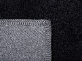 Koberec černý DEMRE, 200x200 cm, karton 1/1 Beliani