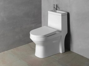 Aqualine Aqualine, HYGIE WC sedátko, Soft Close, bílá, PS104