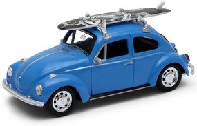 Welly Volkswagen Beetle se surfem 1:34 žlutý