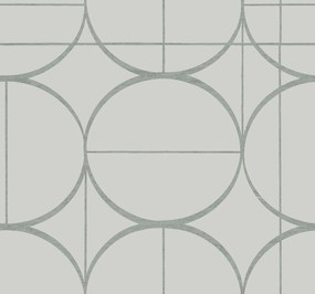 Šedo-stříbrná geometrická vliesová tapeta na zeď, MD7205, Modern Metals, York