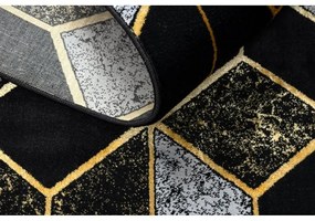 Kusový koberec  Jón černý 2 60x200cm