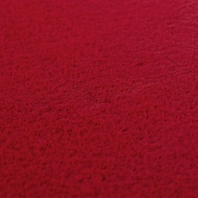 Ayyildiz, Kusový koberec Joy 1400 red kruh, 80x80 (průměr) kruh, červená, chodba / předsíň