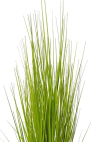 Umělá tráva v krémovém květináči PASTO, výška 120 cm, zelená